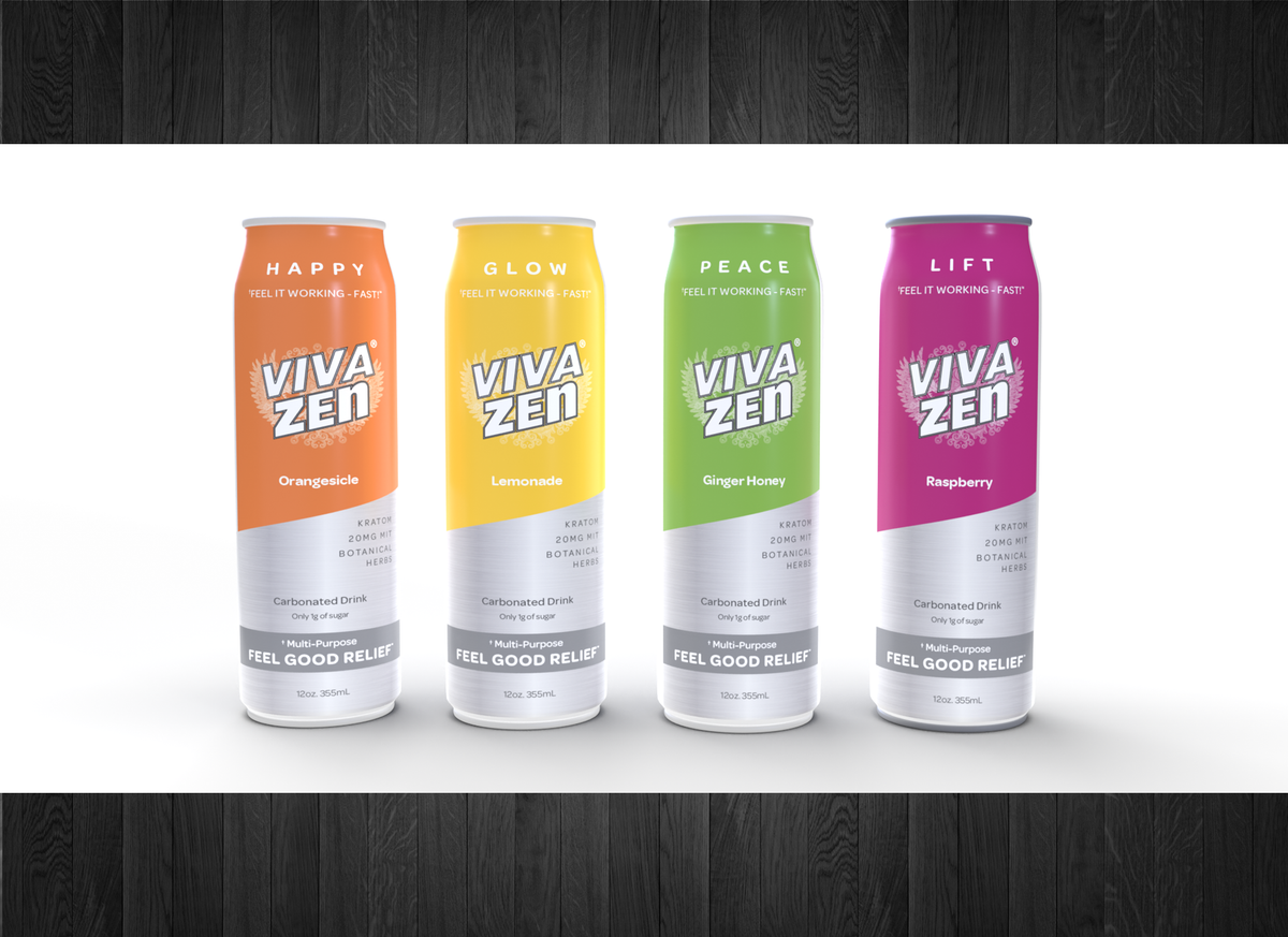 Vivazen - Packaging - RTD Concept Mockup 1 – afireflystudio